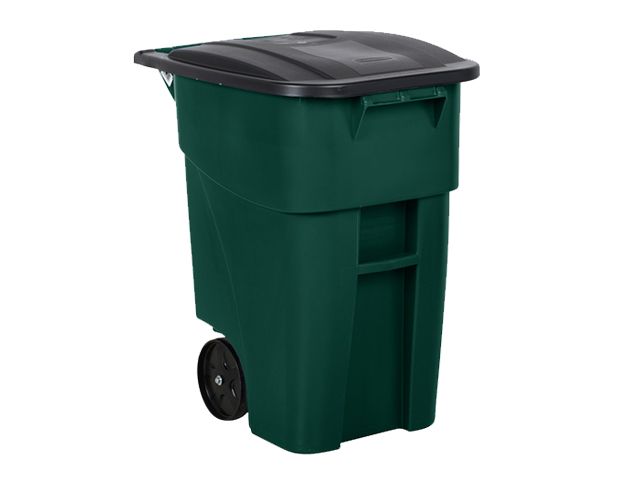 CONTENEDOR ROLL OUT VERDE 189L RUBBER – Elementalcmb